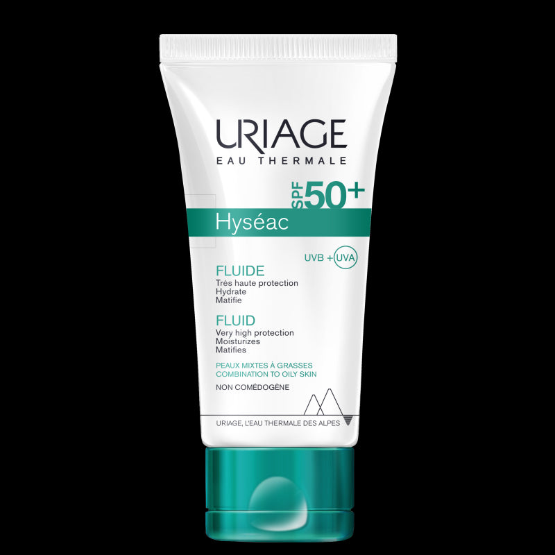 URIAGE HYSEAC FLUID SOLAR SPF 50+ 50 ML – Vdermis Skin Care