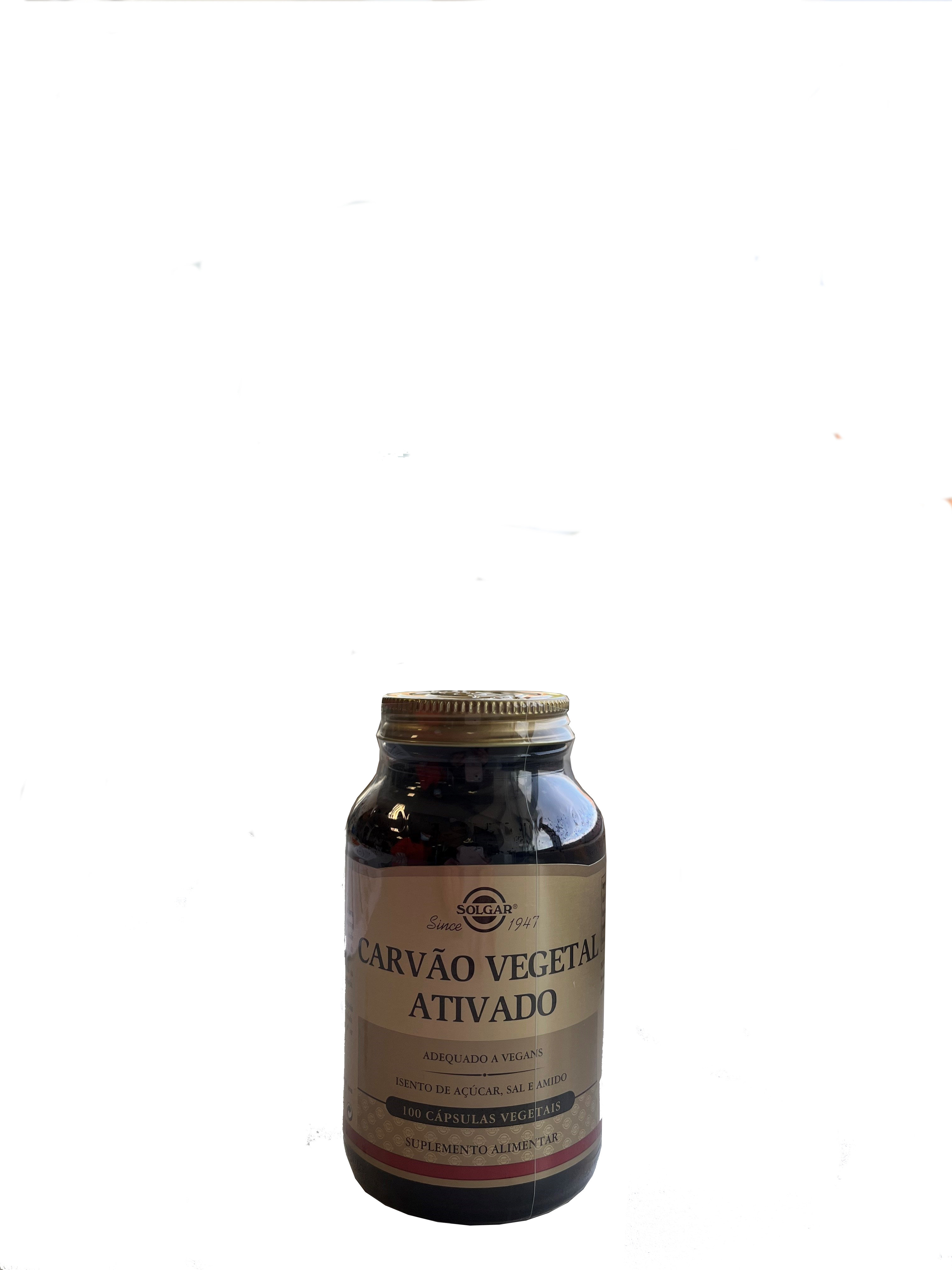 Solgar Activated Charcoal 100 Cápsulas – Vdermis Skin Care